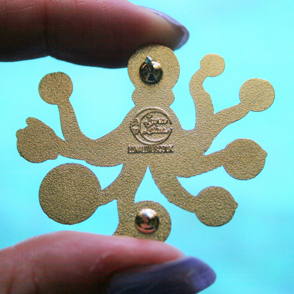 Space Octopus Enamel Pin | Luna Lotus